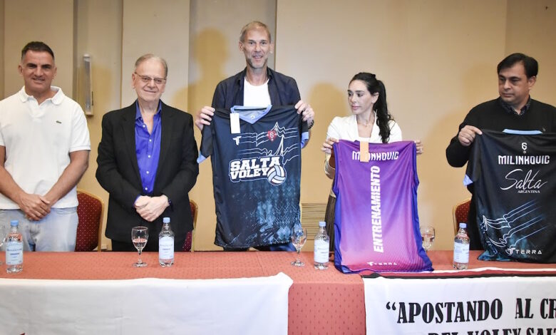 Marcos Milinkovic llegó a Salta Voley - El Confidente